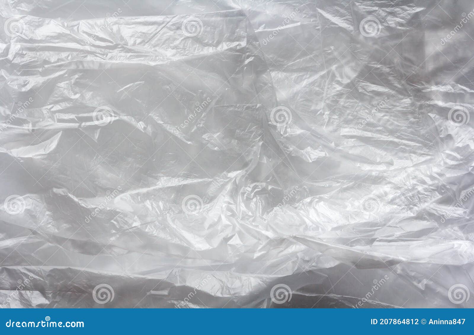 Transparent Plastic Bag Texture Stock Photo - Image of packing, texture ...