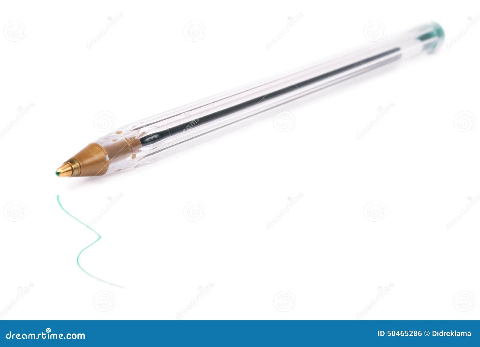 Transparent Plastic Ball Pen Stock Photo - Image of ball, point: 50465286