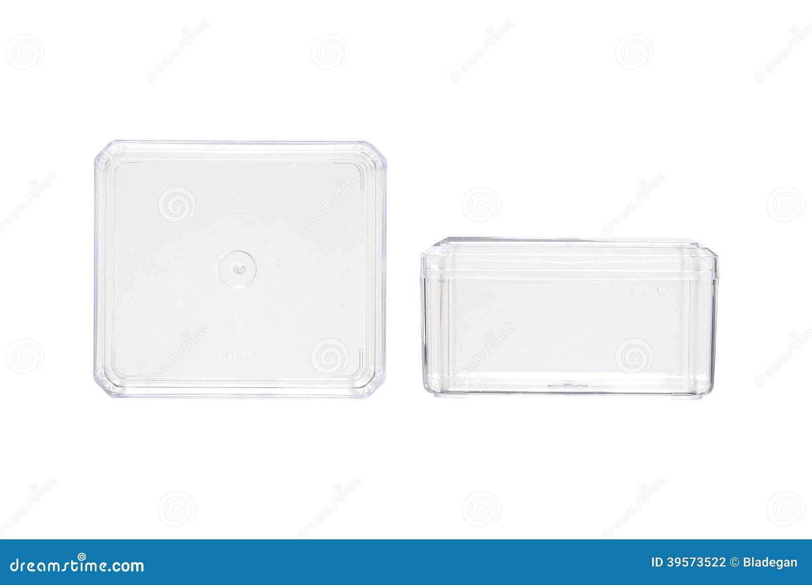 Transparent Plastic Container Stock Photo - Image of equipment ...