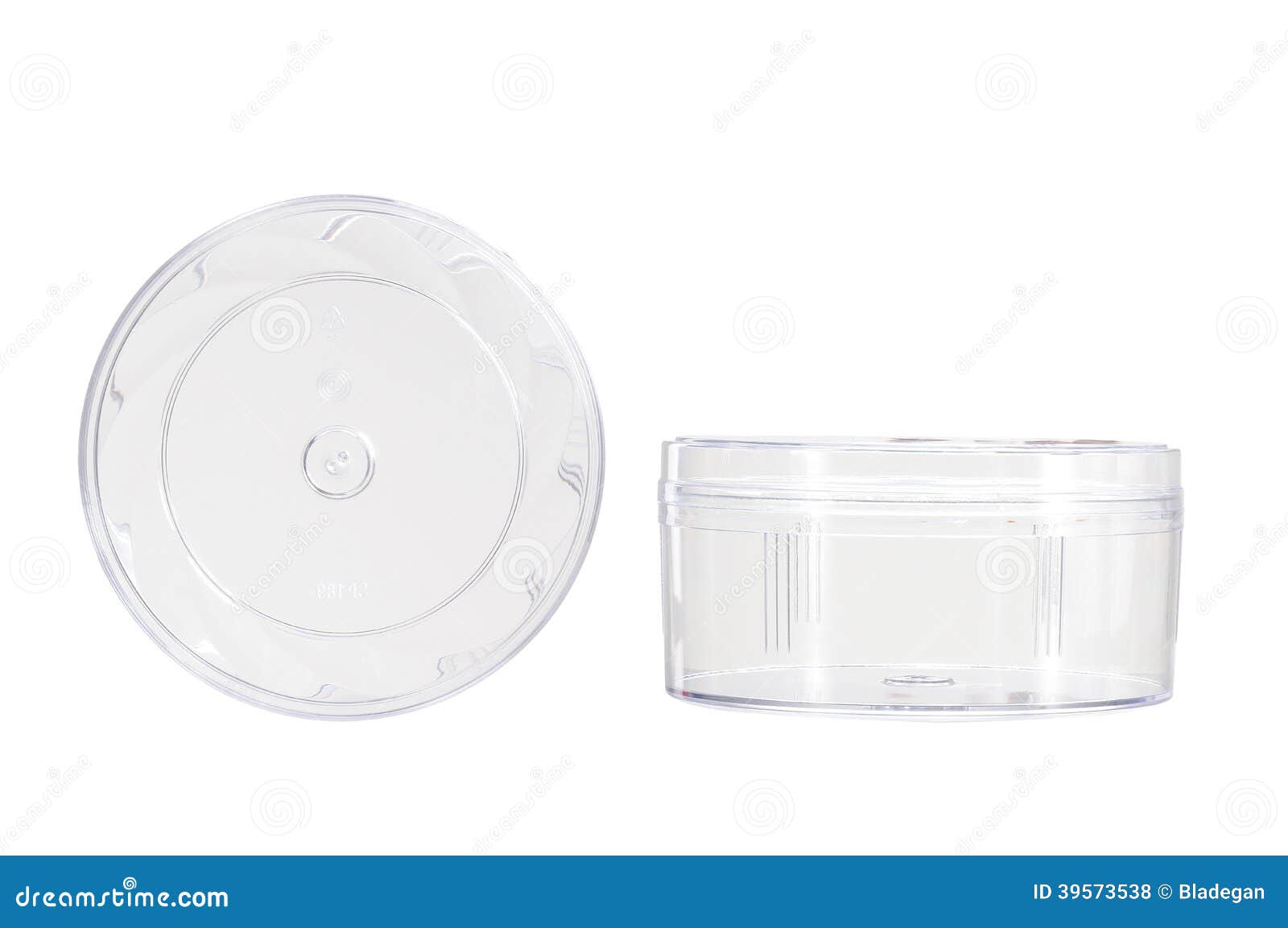 Transparent Plastic Container Stock Photo - Image of container, shape ...