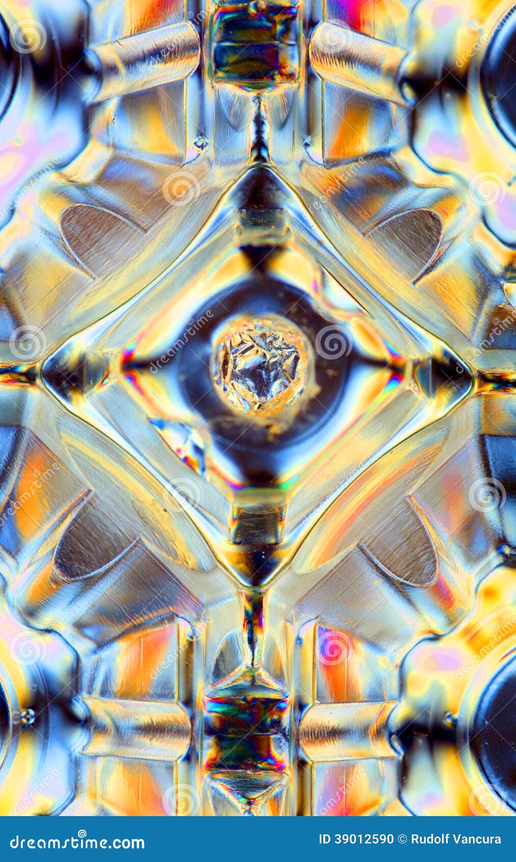 Transparent Plastic in Polarized Light Stock Photo - Image of plastic ...