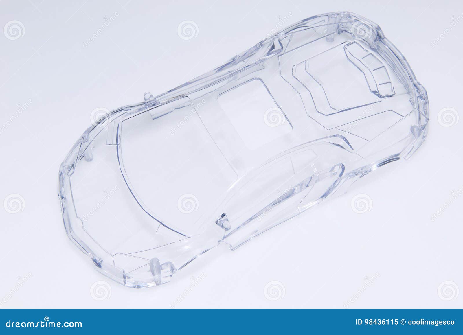 A Transparent Plastic Toy Car Stock Image - Image of object, abstract ...