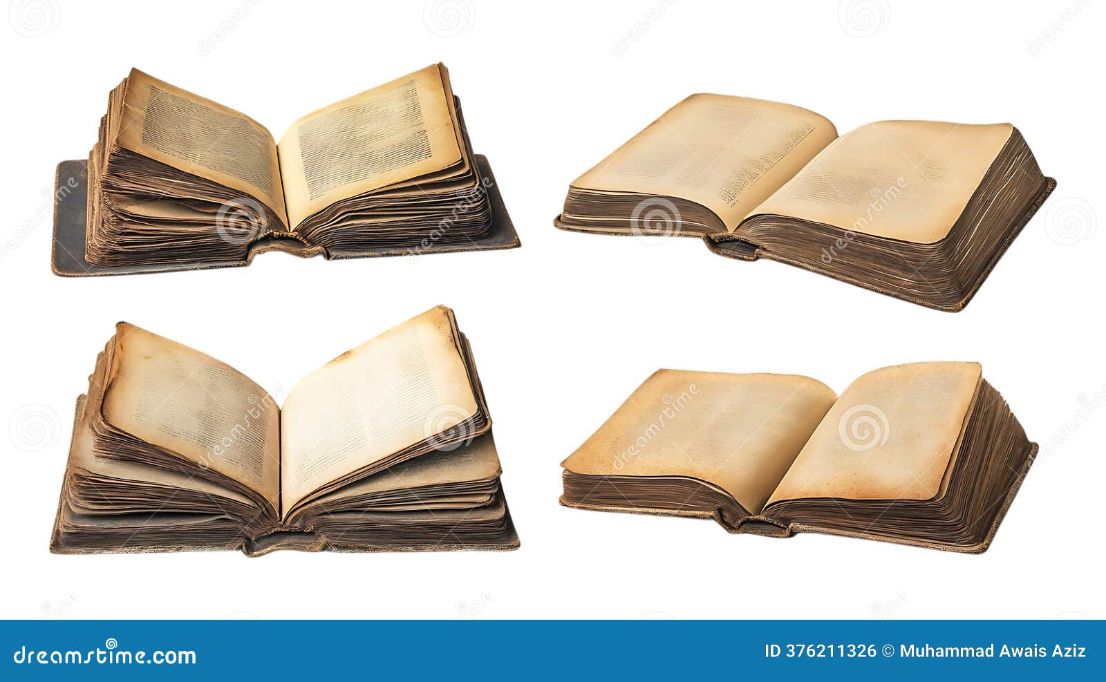 Antique Open Book Vintage Pages Aged Textured Book Library Reading ...