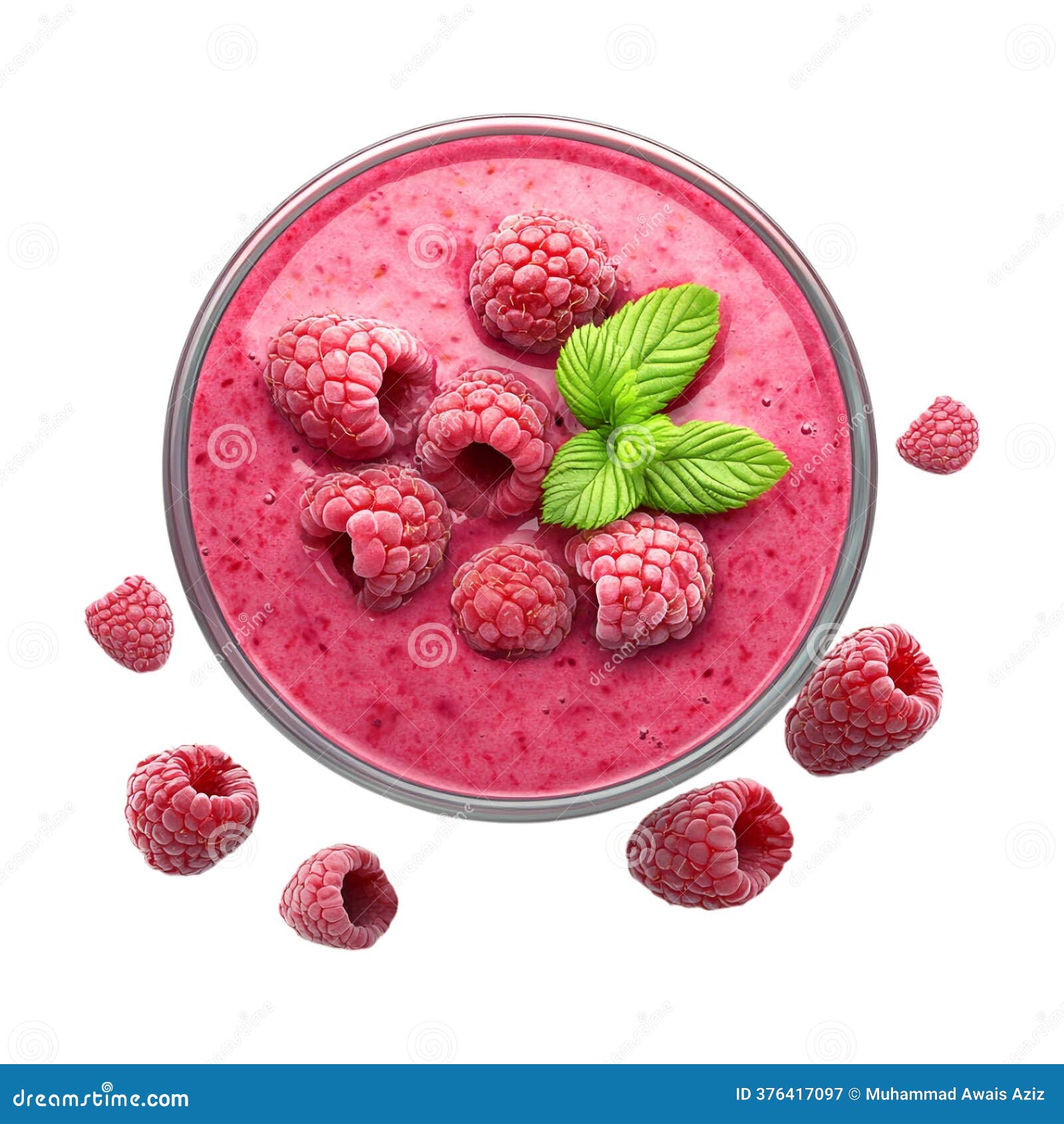 Raspberry Yogurt Vector Realistic. Product Placement Mock Up. Fresh ...