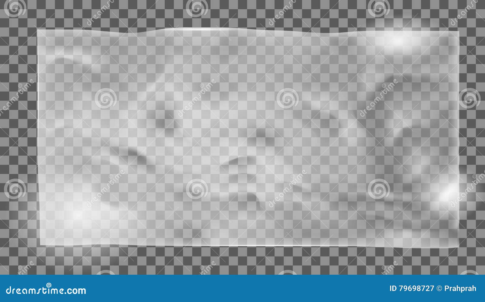 Transparent Polyethylene Banner Stock Illustration - Illustration of ...