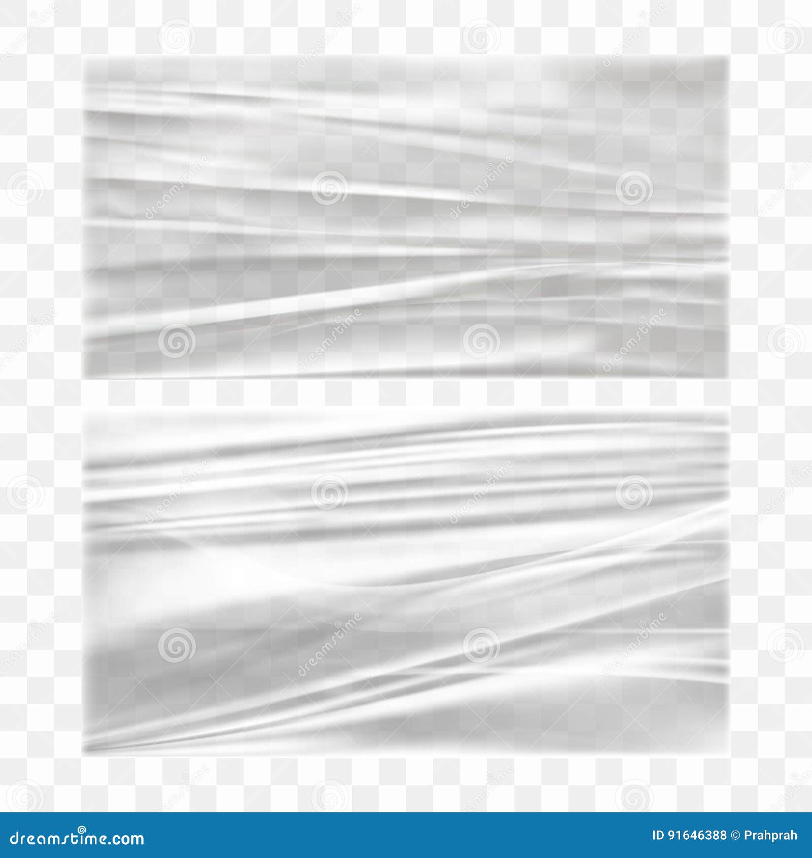 Polyethylene Plastic Wrapping Texture Vector Illustration | CartoonDealer.com #140757958