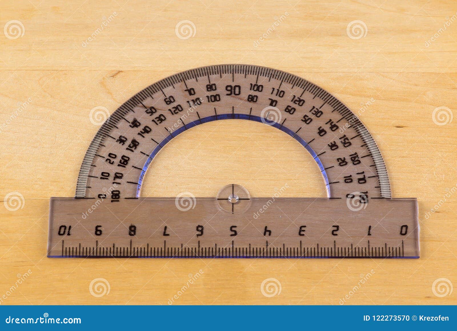 Transparent Protractor for Pupils Stock Photo - Image of drawing, tool ...