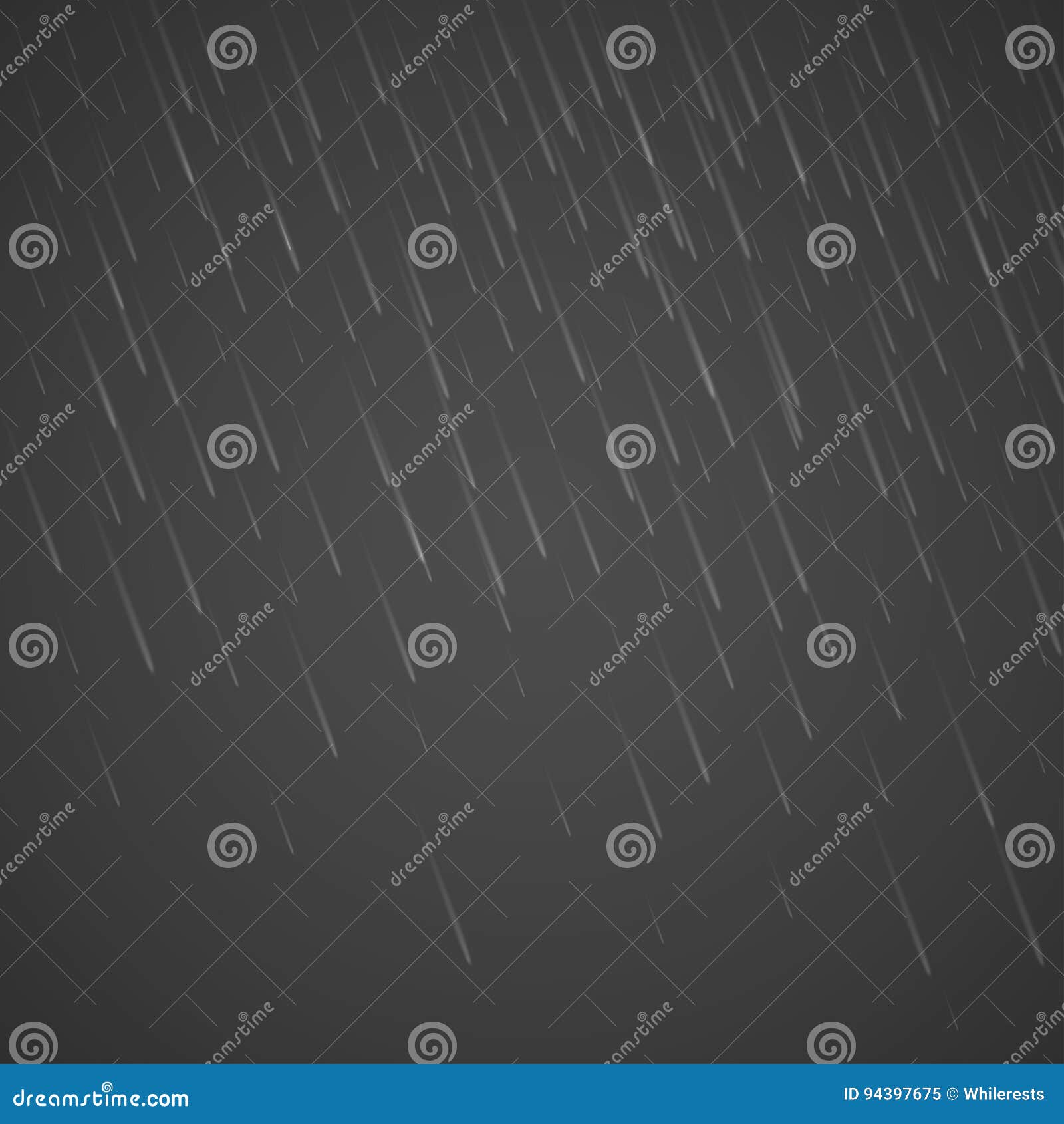 Transparent Rain Drops Isolated on Abstract Background. Storm Raindrop ...