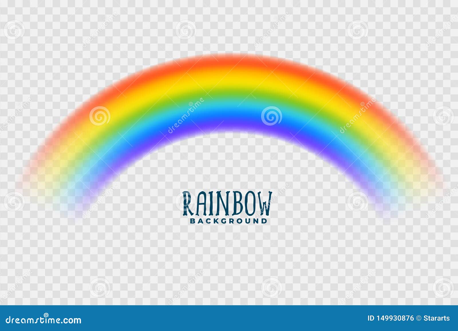Transparent Rainbow Colorful Design Background Stock Vector ...