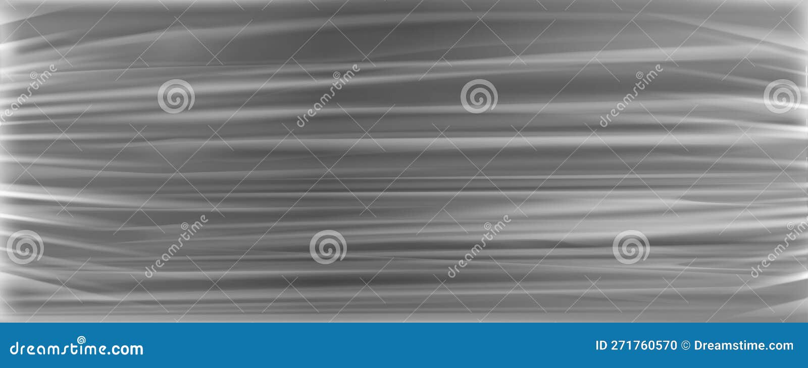 Transparent Realistic Stretched White Plastic Warp. Polyethylene ...