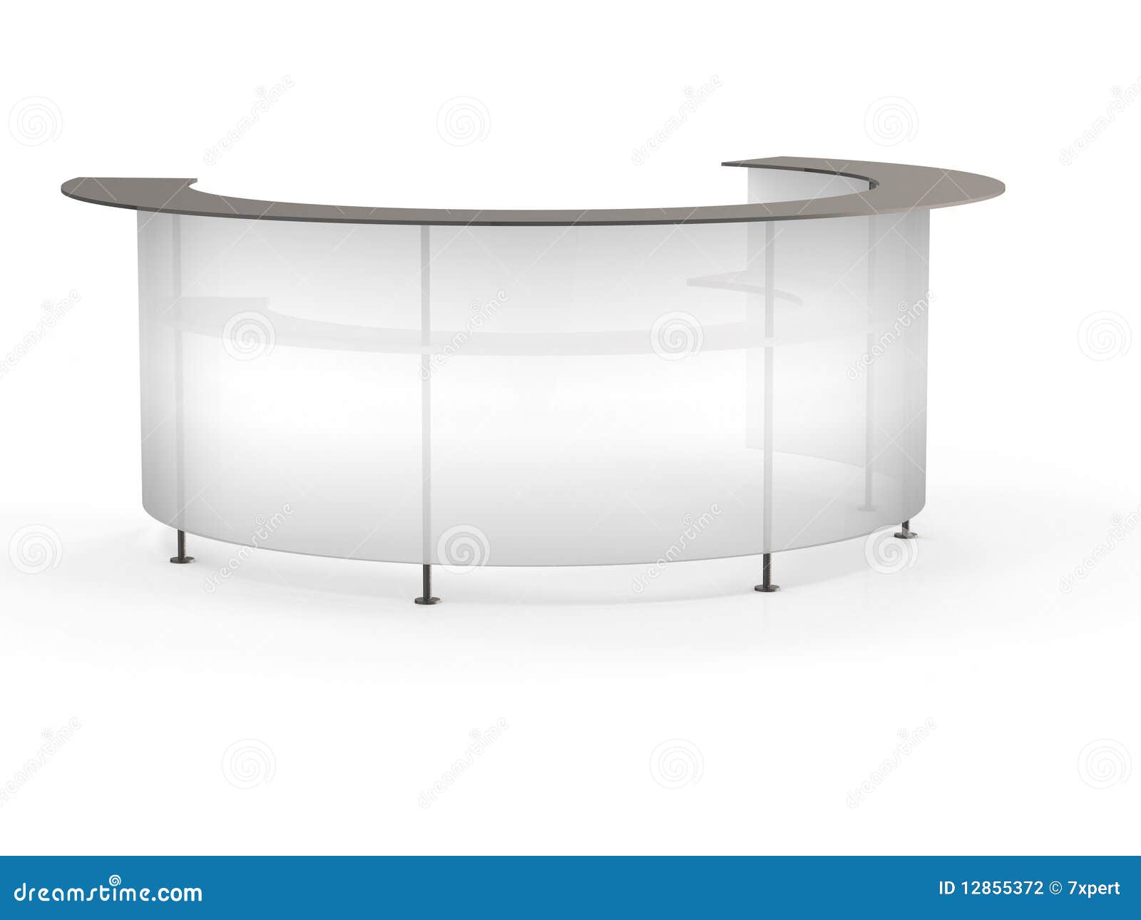 Transparent reception stock illustration. Illustration of render - 12855372