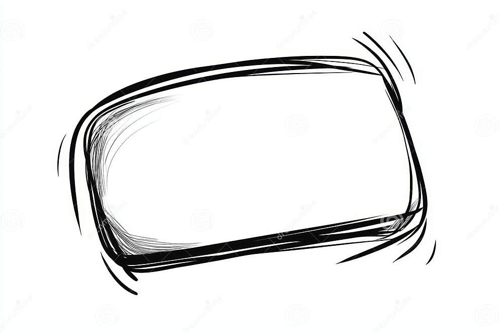Transparent Rectangle Speech Bubble Clipart, Doodle Clipart Stock ...