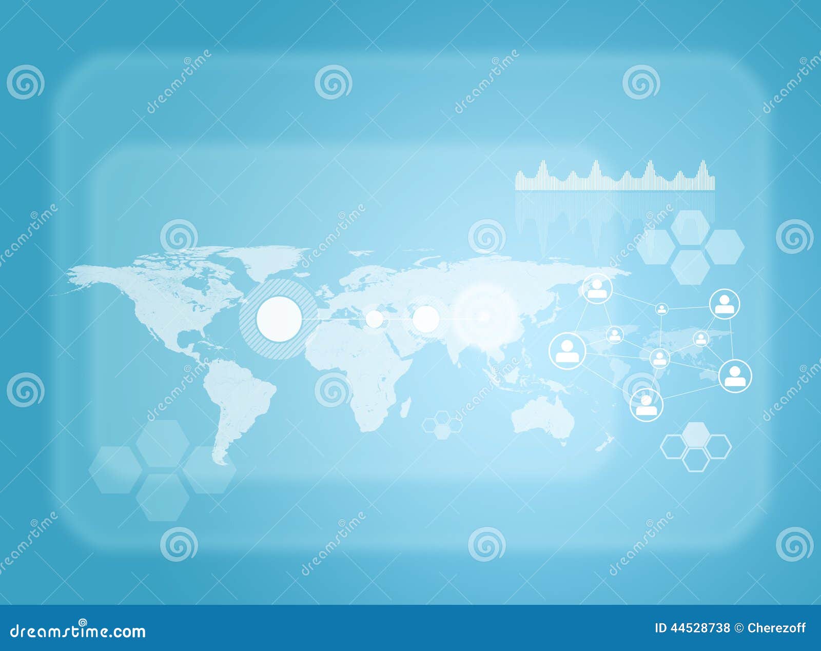 Transparent Rectangles, World Map, Network and Stock Illustration ...