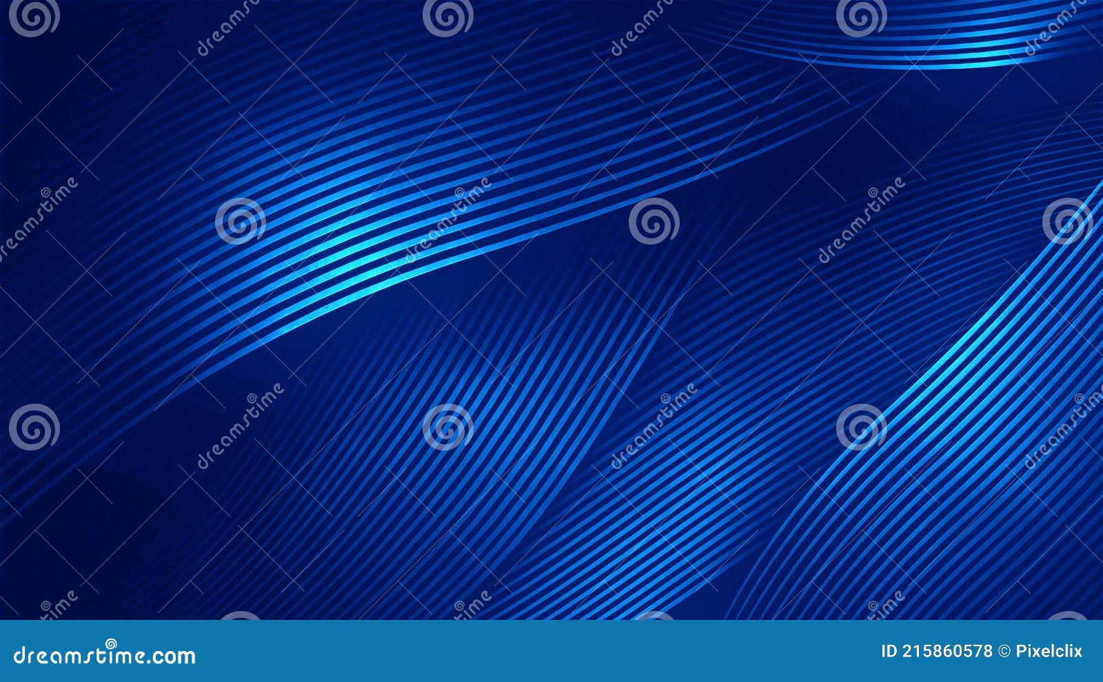 Transparent Line Stroke Shapes in Blue Colors. Stock Illustration ...