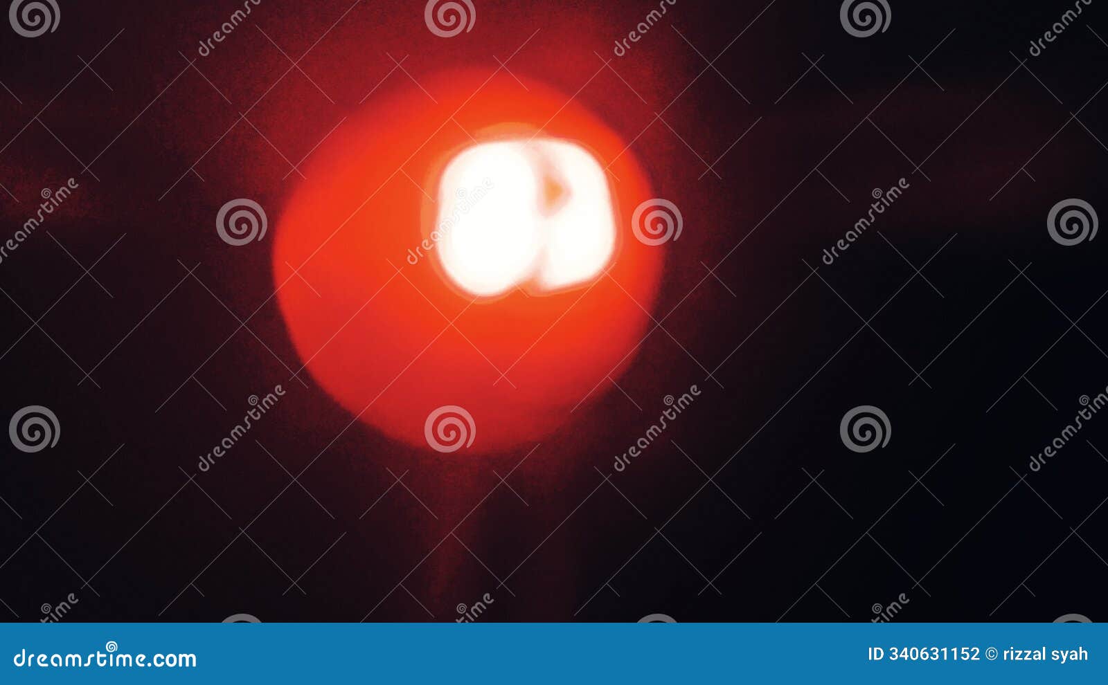 Transparent Red Light Background with Circle Shape and Shadow Stock ...
