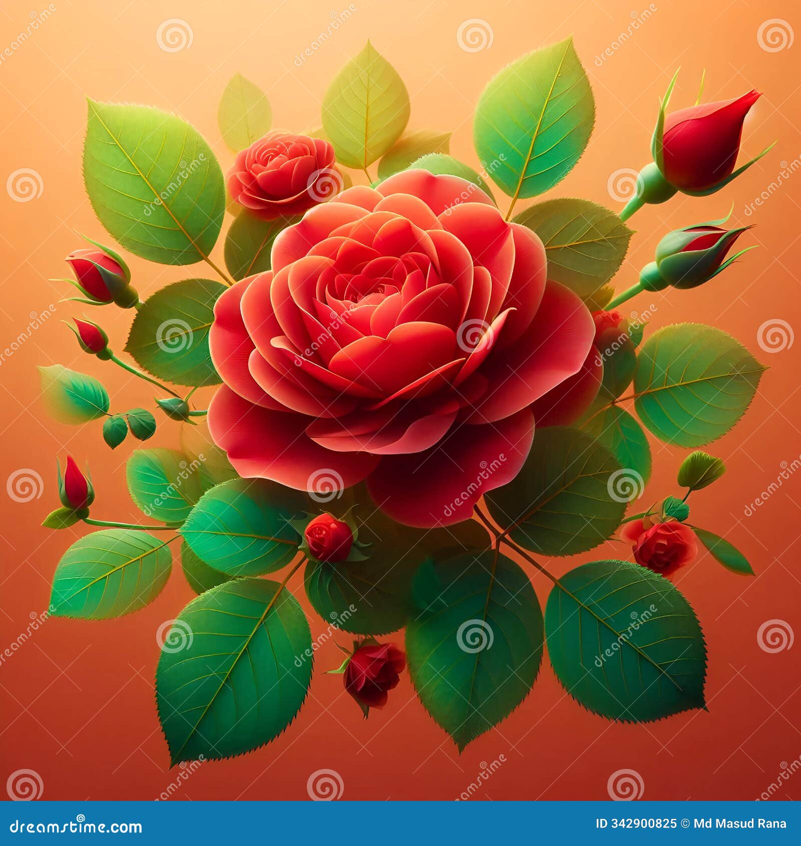 Transparent Red Rose Flower Stock Image - Image of plant, horizontal ...