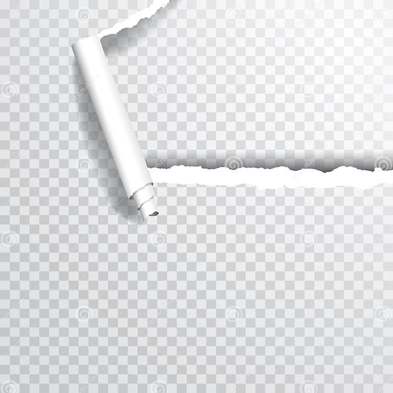 Transparent ripped corner stock vector. Illustration of editable - 88893082