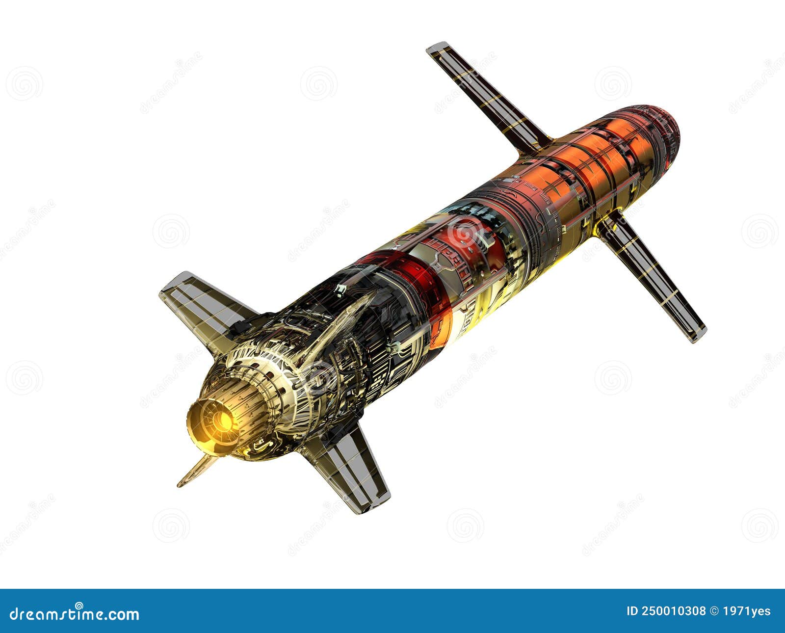 Transparent rocket stock illustration. Illustration of graphic - 250010308