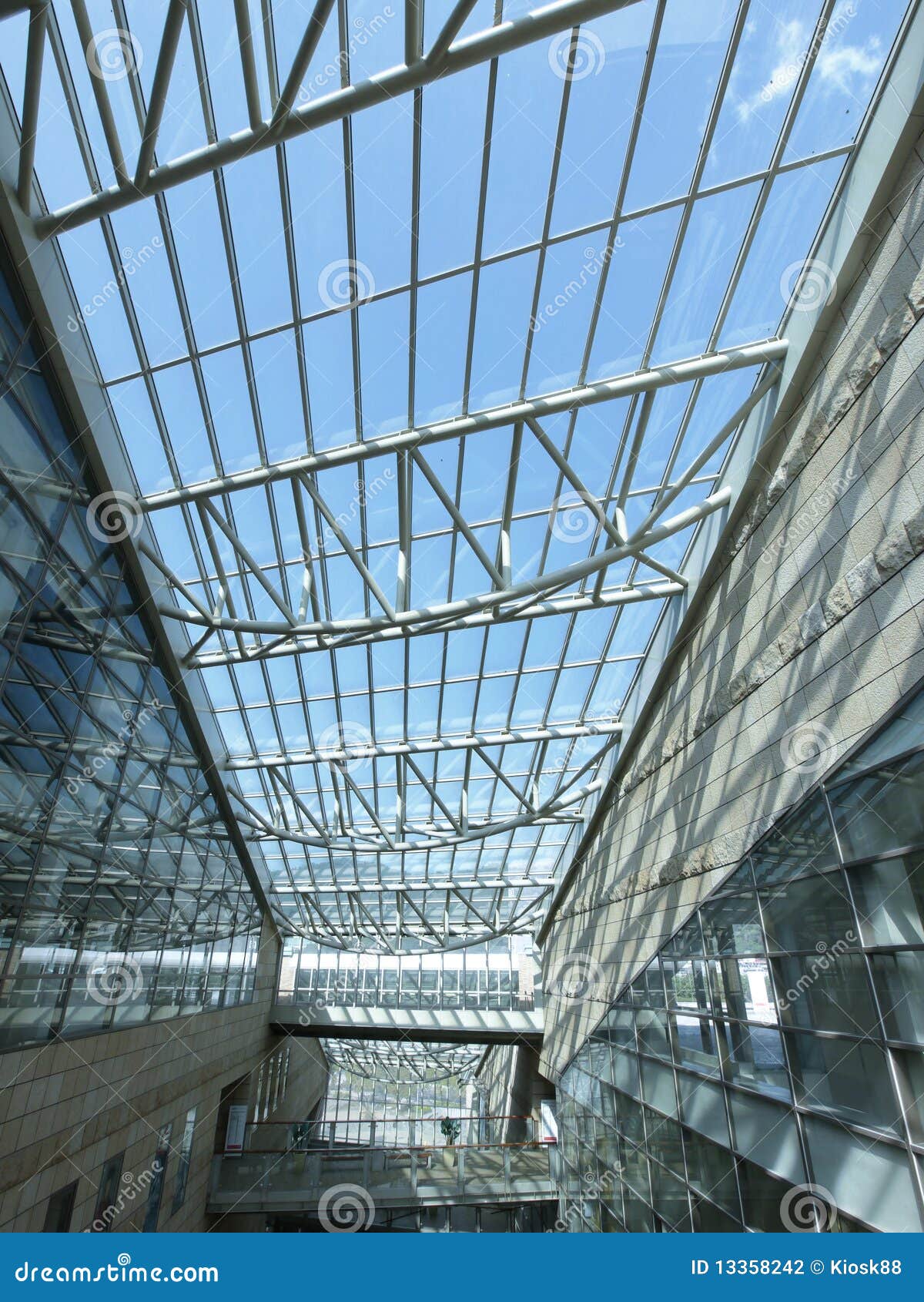 Transparent rooftop stock photo. Image of curve, department - 13358242