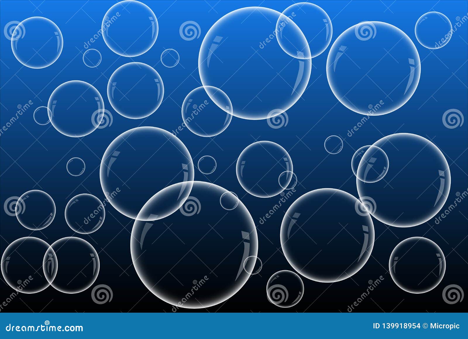 Transparent Round Bubbles Illustration Vector for Picture Stock Vector ...