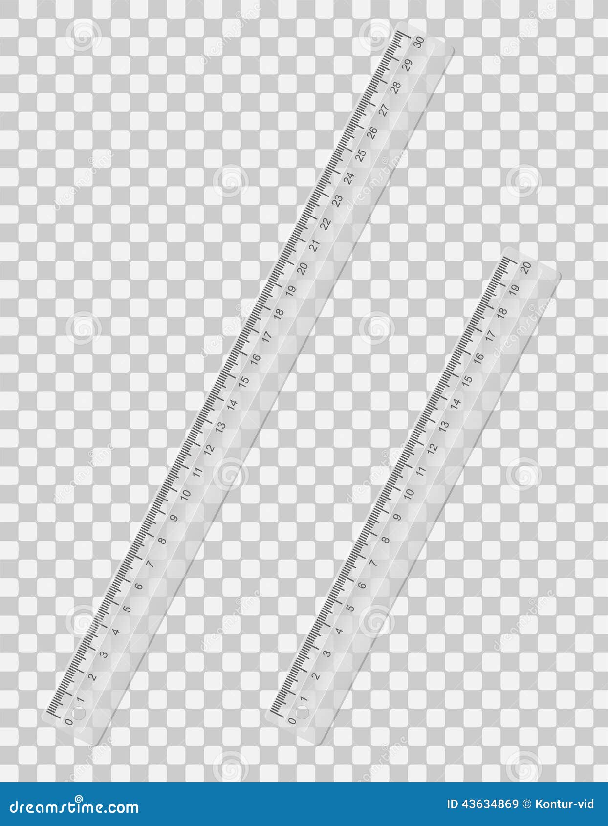 Ruler Vector Illustration On White Background. Vector Cartoon Set Icon ...