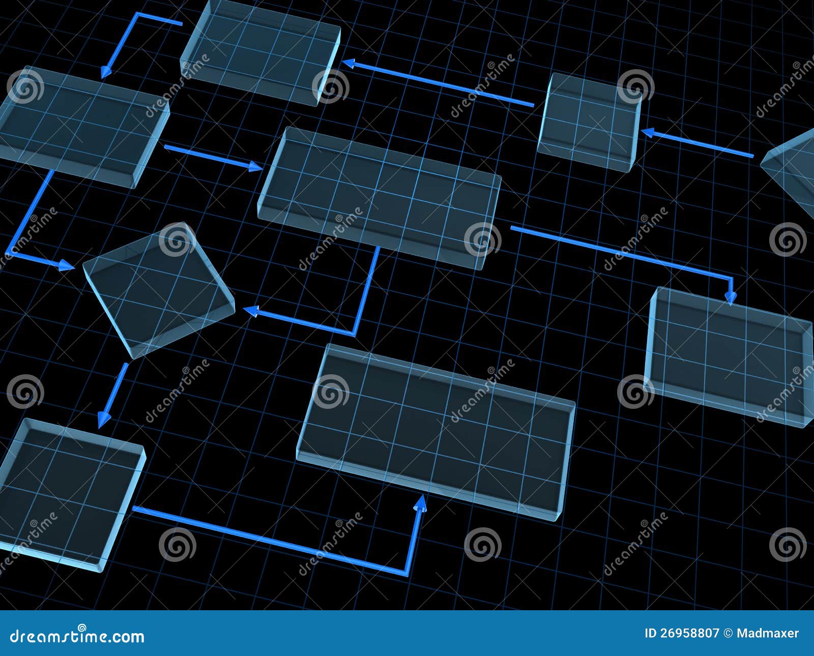 Transparent scheme stock illustration. Illustration of computer - 26958807
