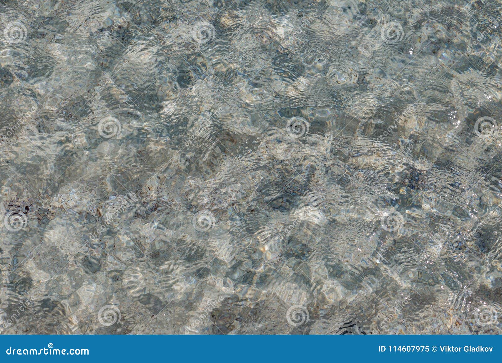 Transparent Sea Water with Sun Light Reflections Stock Image - Image of ...