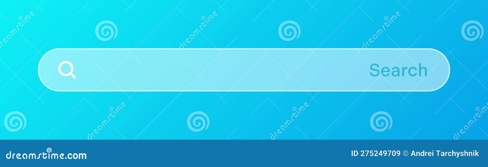 Transparent Search Bar. Internet Browser Engine with Search Box ...