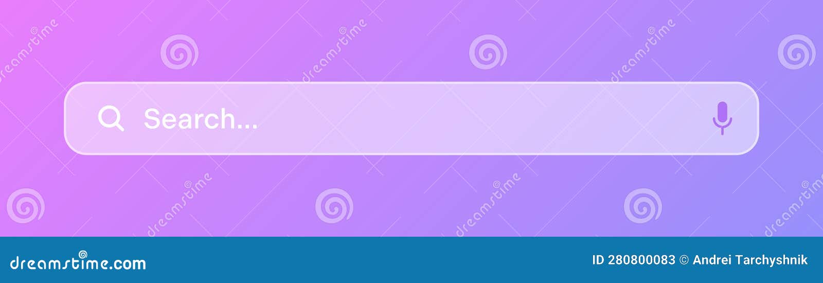 Transparent Search Bar. Internet Browser Engine with Search Box ...