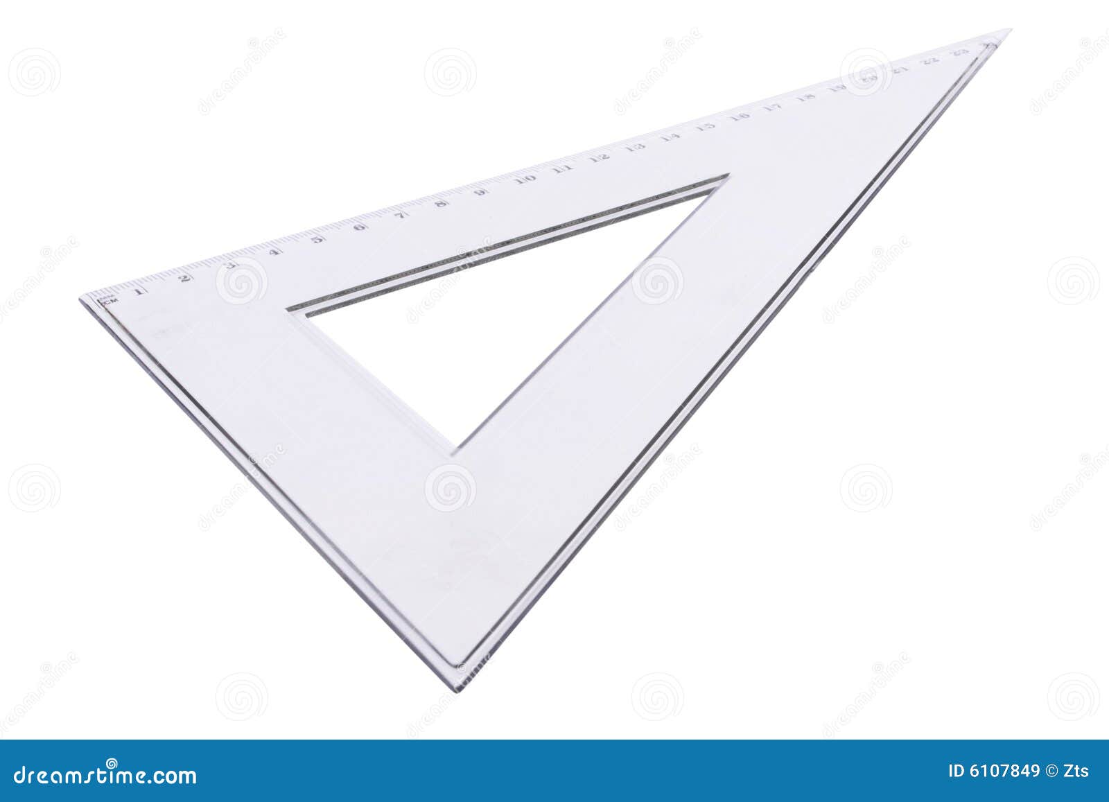 Transparent set-square stock image. Image of centimeter - 6107849