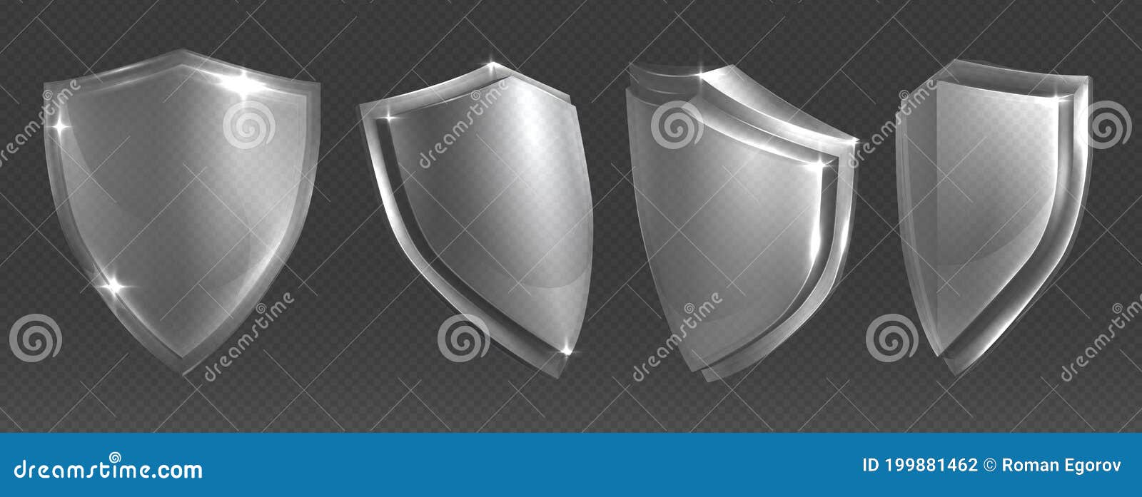 Transparent Shield. Protective Glass Shields Various Angles, Plexiglass ...