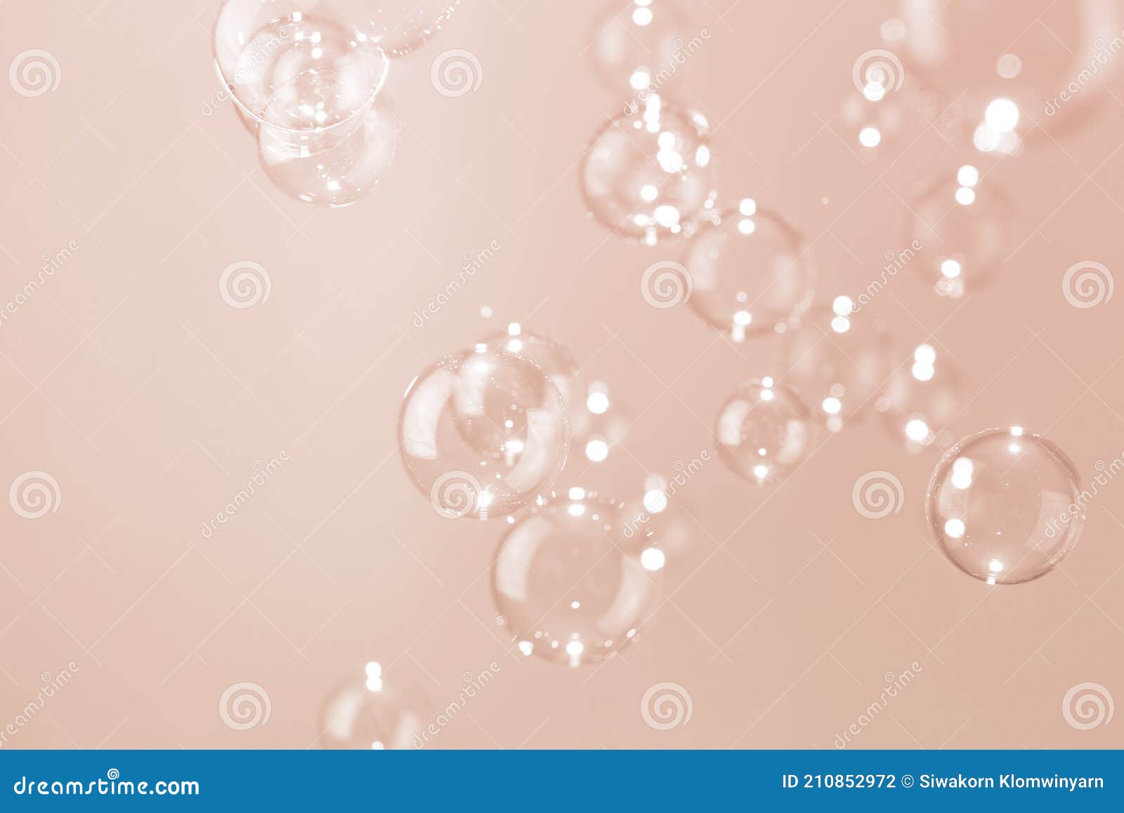 Transparent Shiny Soap Bubbles Float in the Air. Stock Photo - Image of ...