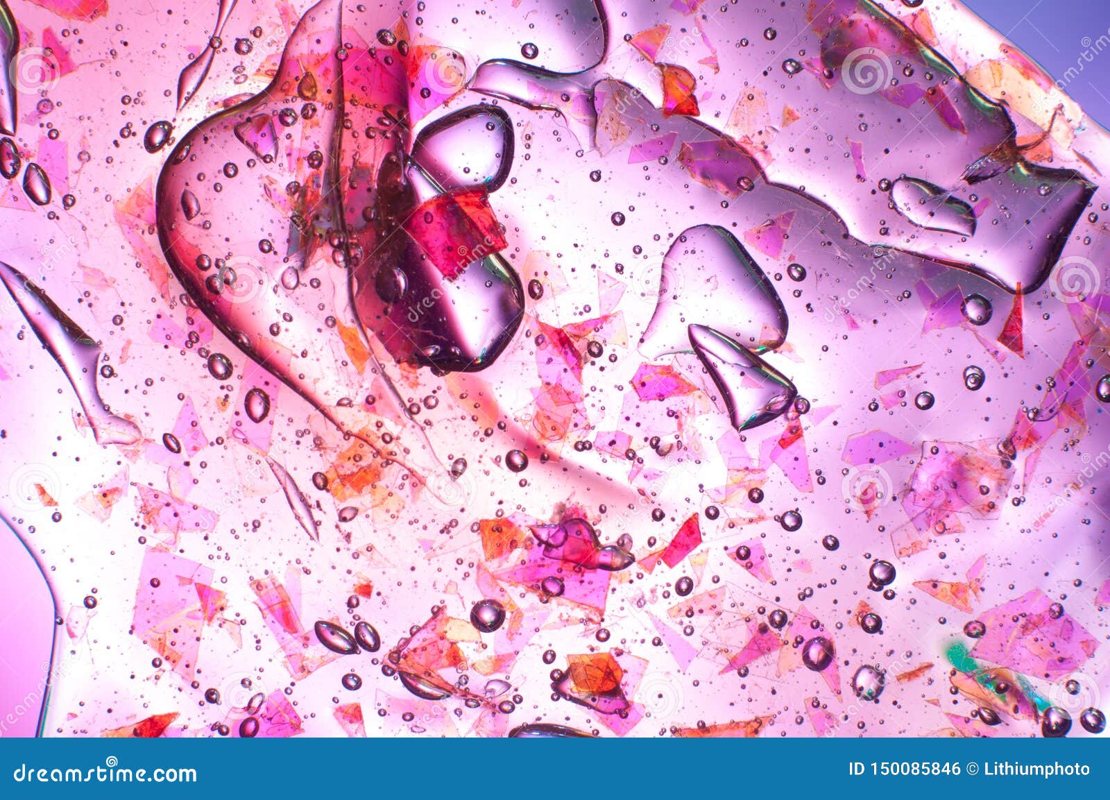 Transparent Slime with Particles Stock Photo - Image of blank, bubble ...