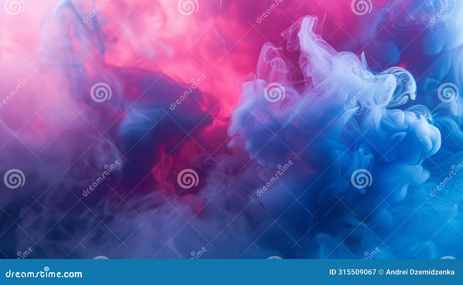 Transparent Smoke Flyer Template with Abstract Color Scheme Stock Image ...