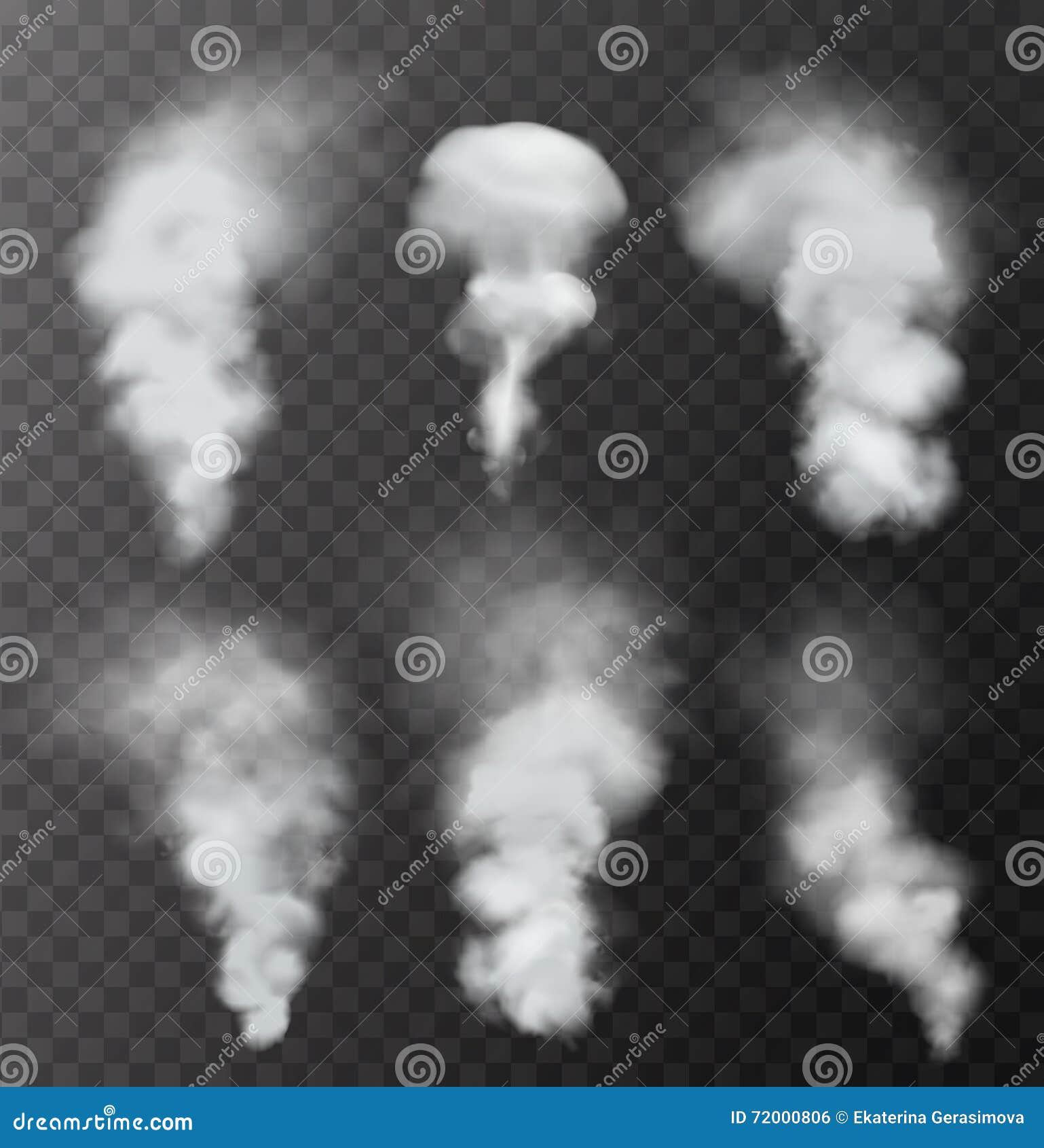 Transparent smoke. Vector stock vector. Illustration of abstraction ...