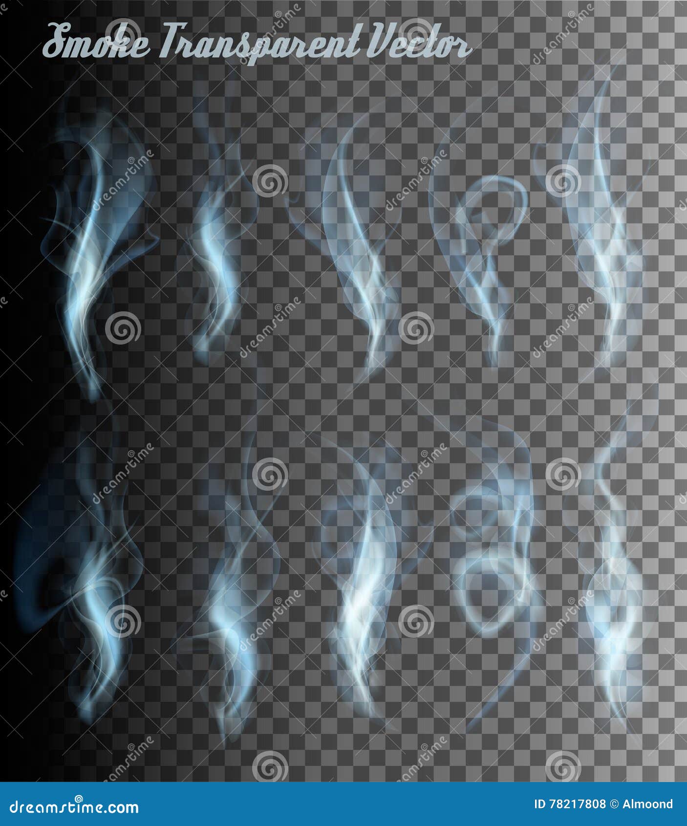 Transparent Smoke Vectors. stock vector. Illustration of flame - 78217808