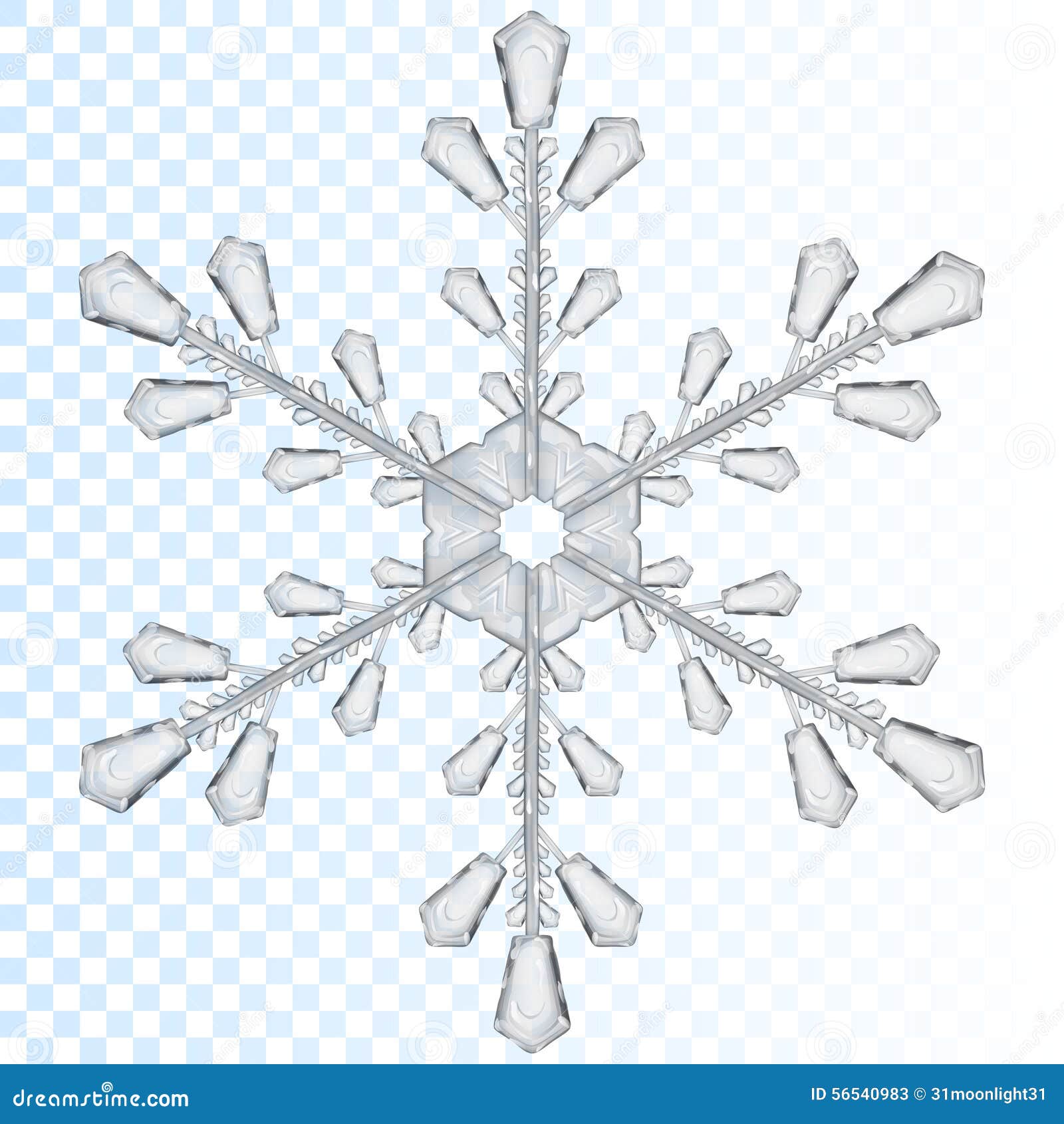 Transparent Snowflake. Translucent only in Vector File Stock Vector ...