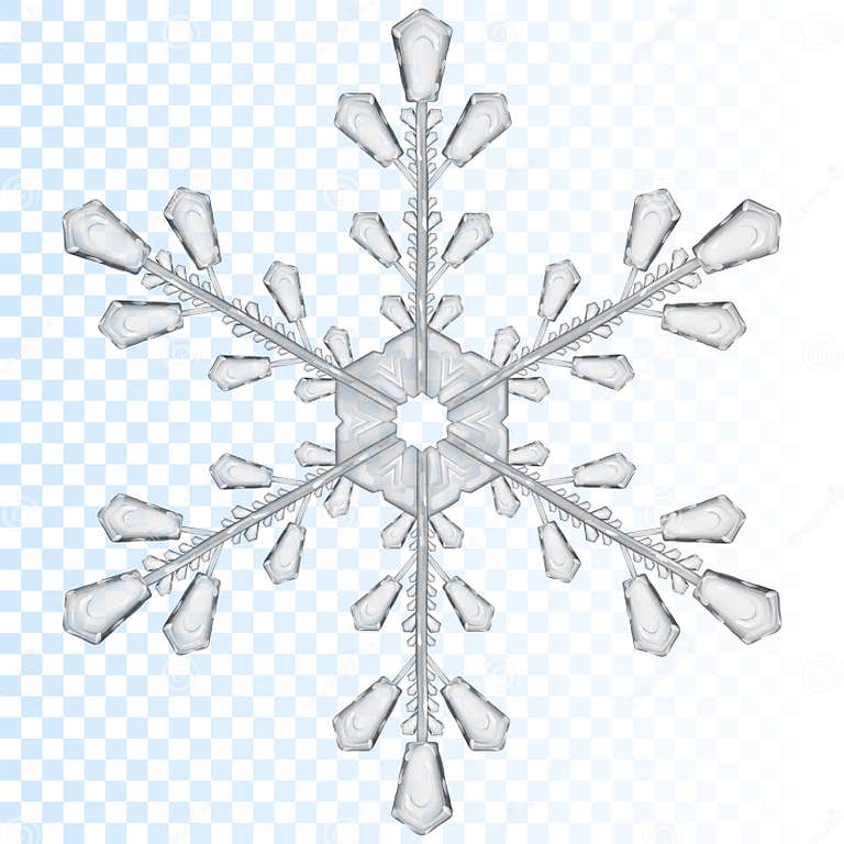 Transparent Snowflake. Translucent only in Vector File Stock Vector ...