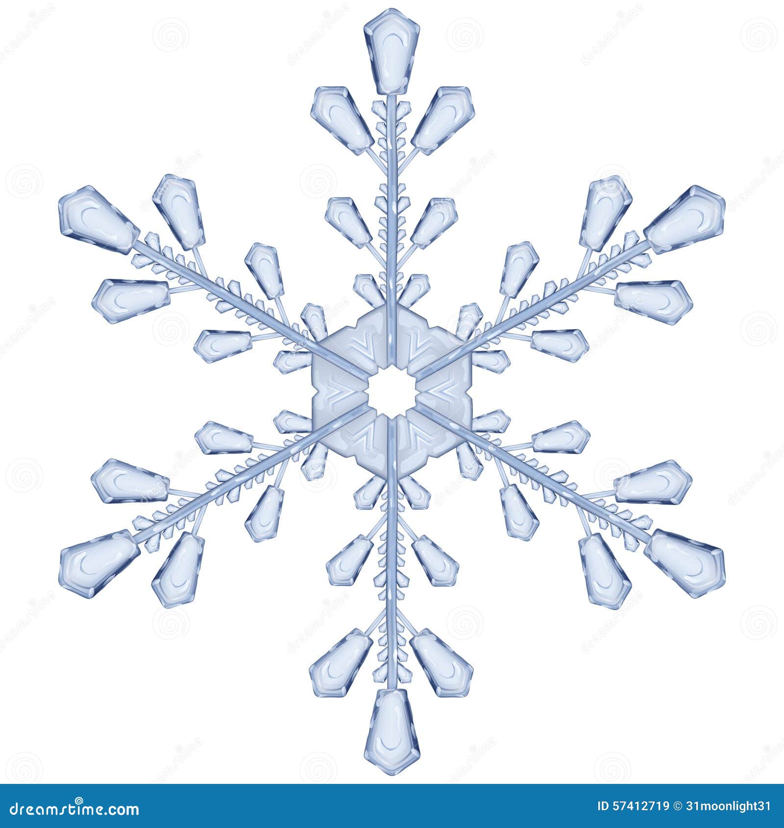 Transparent Snowflake. Translucent only in Vector File Stock Vector ...
