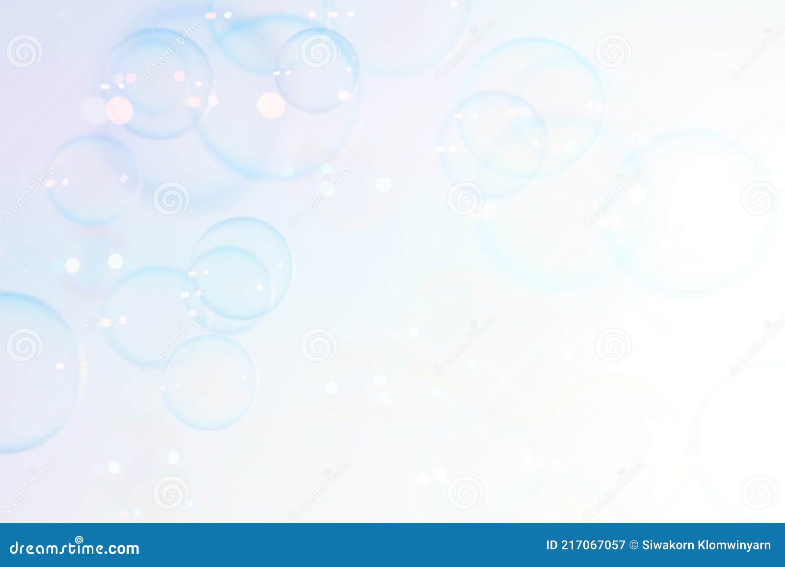 Transparent Soap Bubbles on White Background. Stock Image - Image of ...