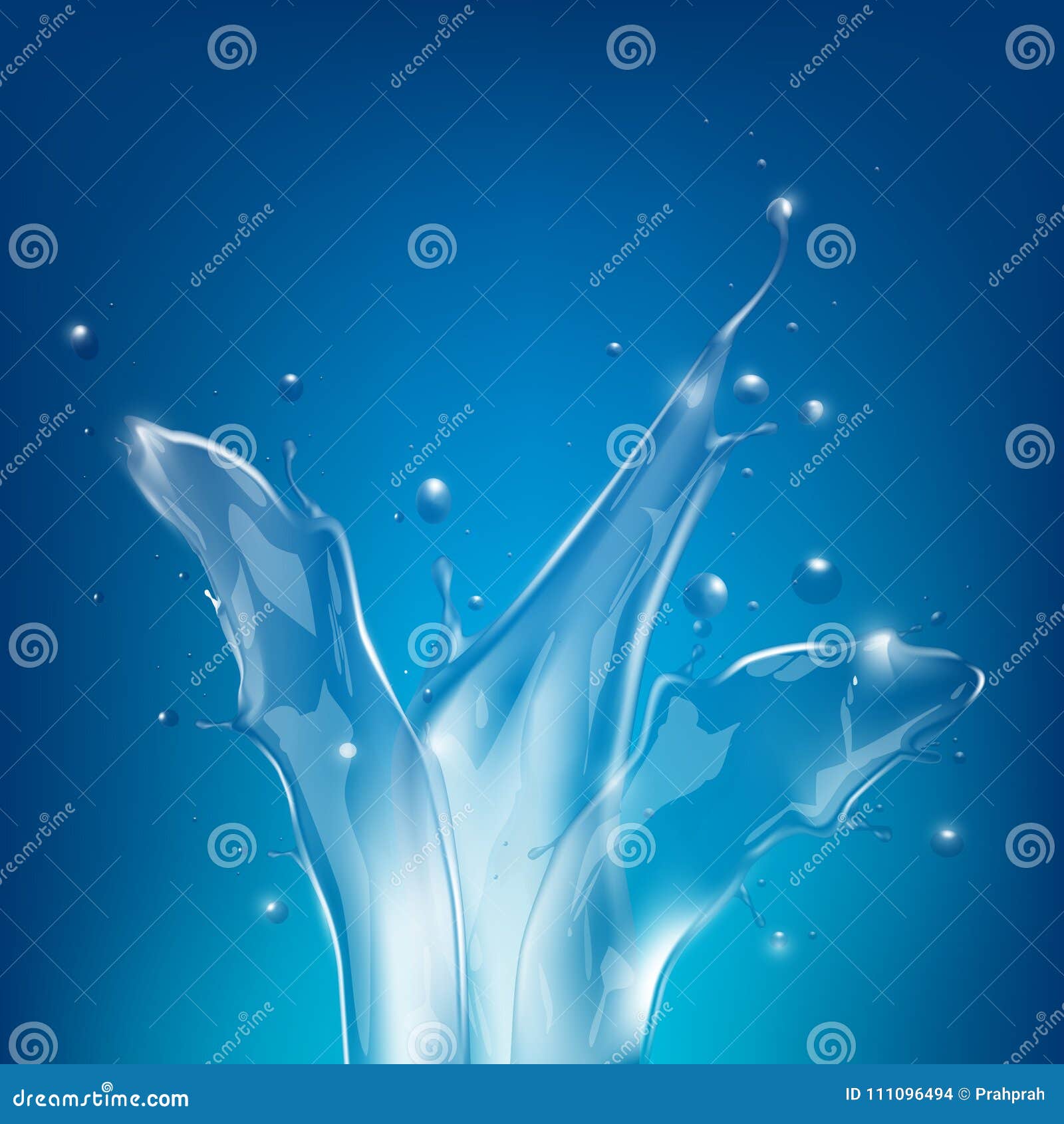 Transparent Sparkling Water Splash Stock Photography | CartoonDealer ...