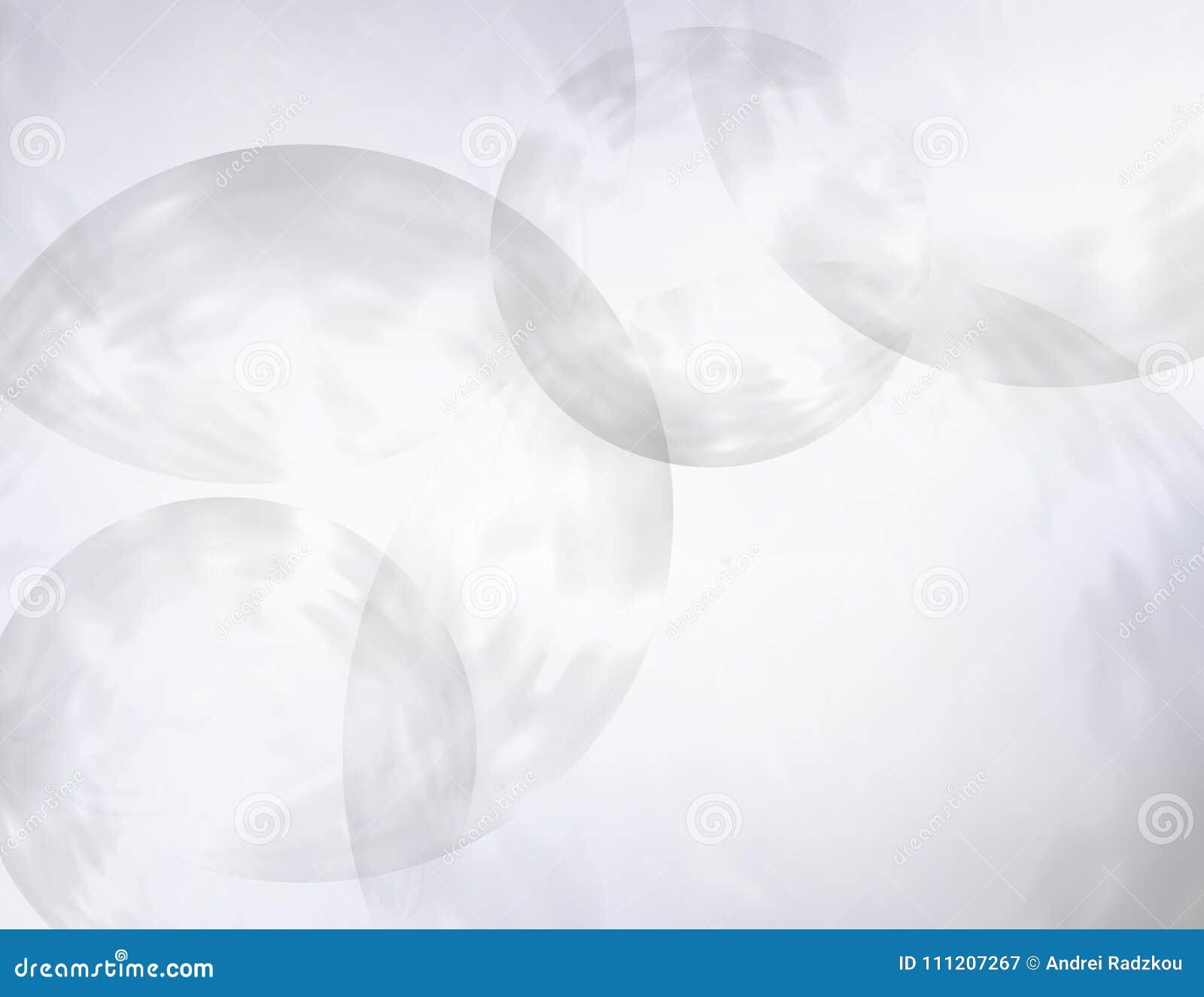 Transparent Spheres. Background With Grey Circles Stock Vector ...