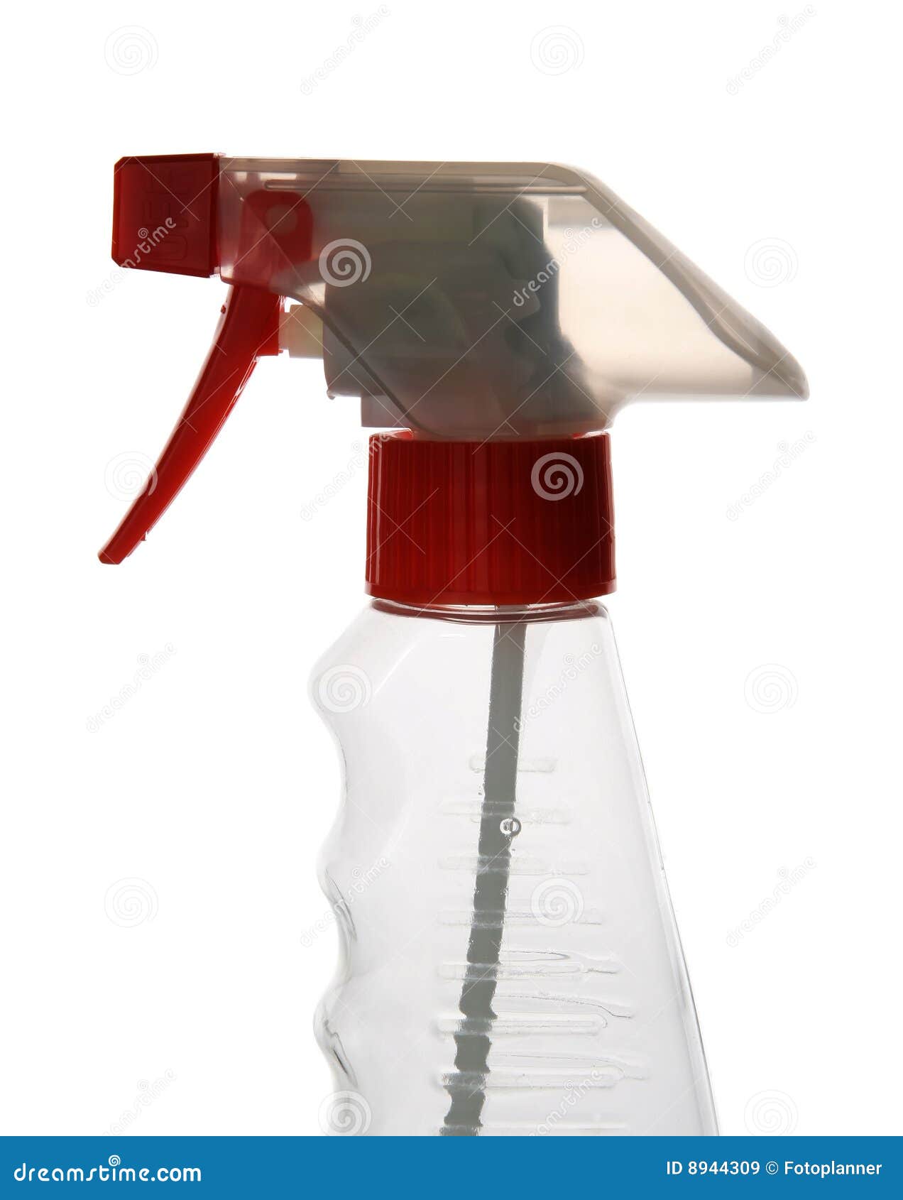 Transparent sprayer bottle stock image. Image of solvent - 8944309