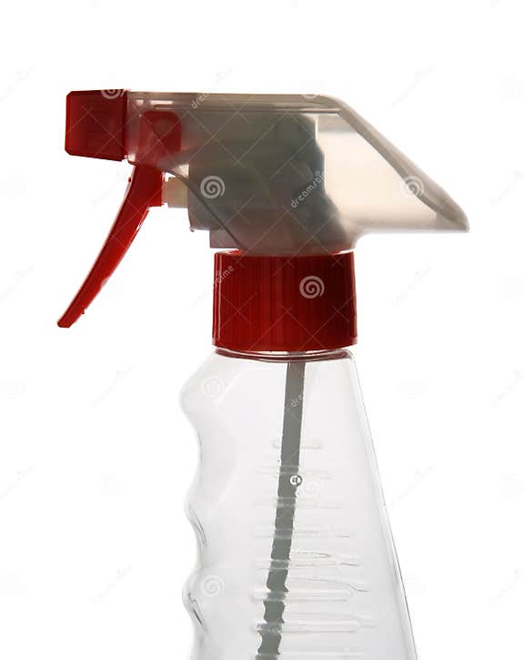 Transparent sprayer bottle stock image. Image of solvent - 8944309