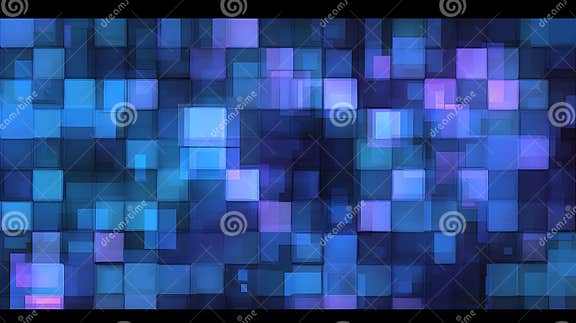 Evenly Distributed Transparent Squares for a Modern Depth Effect Stock ...