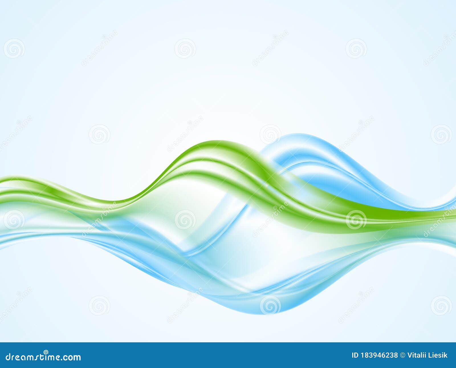 Transparent Swoosh Abstract Wave Background, Abstract Concept. Vector ...