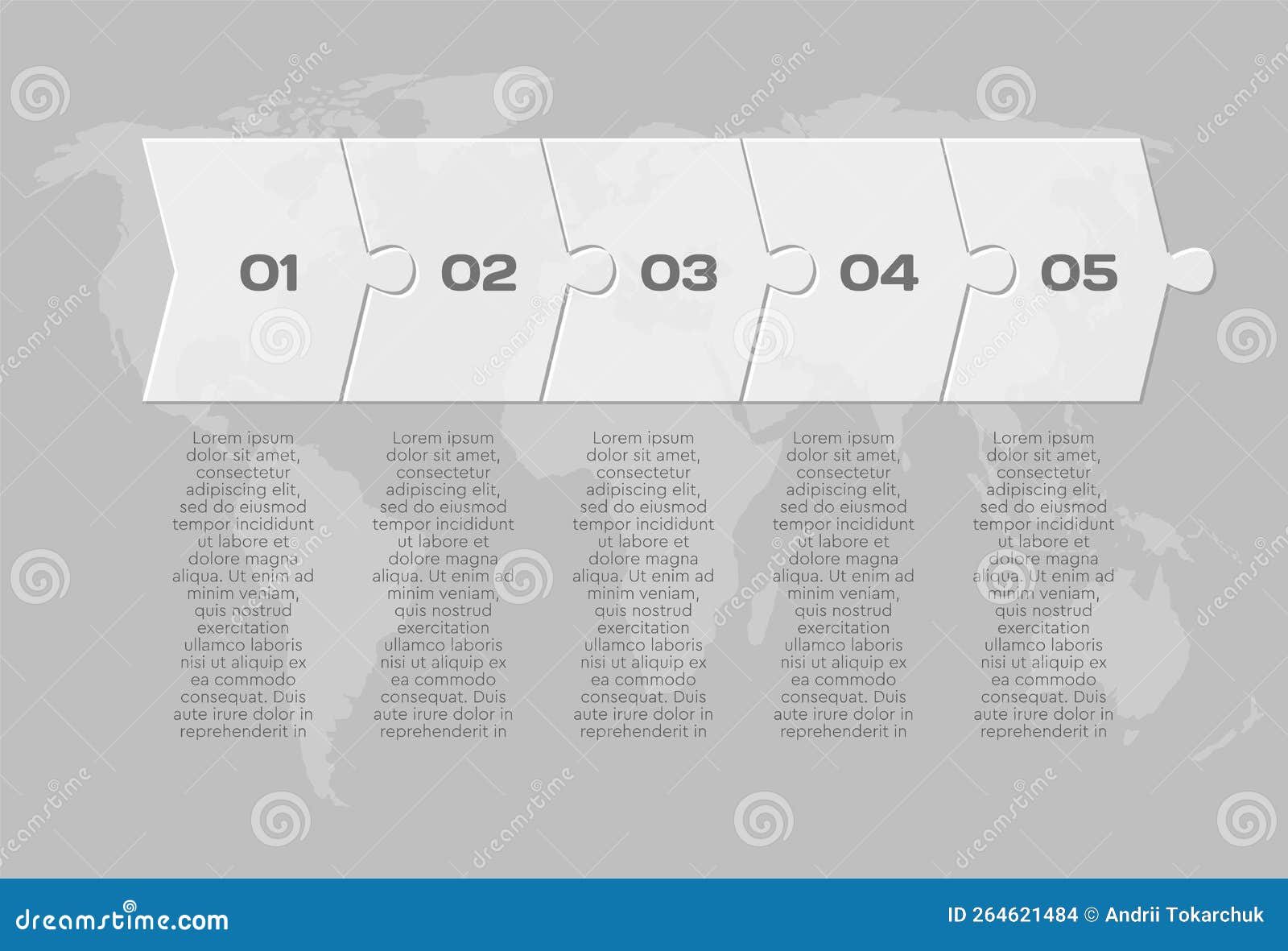 Transparent Timeline Infographic Process on 5 Steps Stock Illustration ...