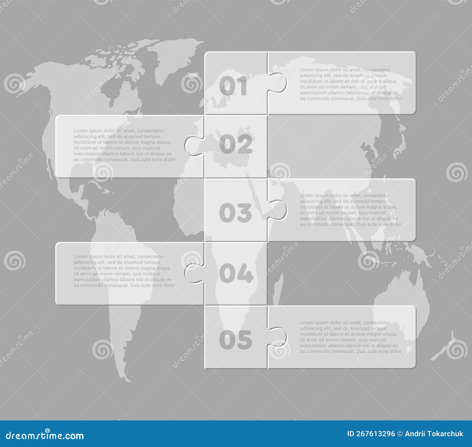 Transparent Timeline Infographic Process on 5 Steps Stock Vector ...