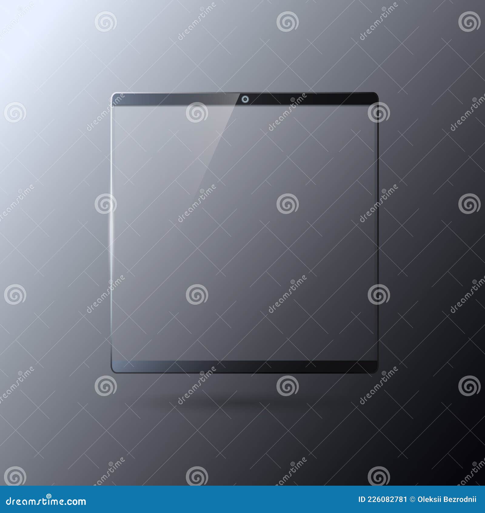 Transparent Touch Screen Template Stock Vector - Illustration of ...