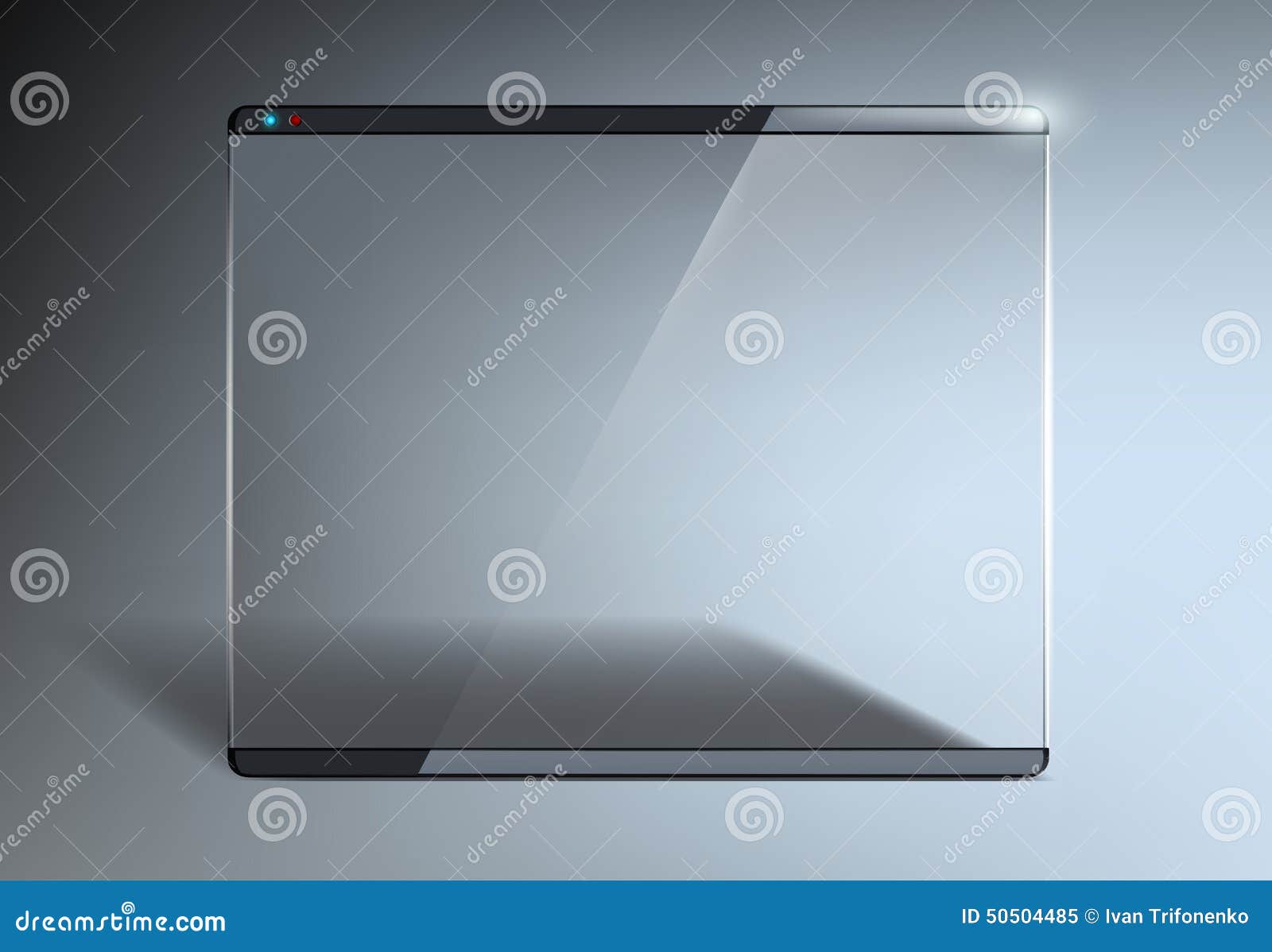 Transparent touch screen stock illustration. Illustration of digital ...